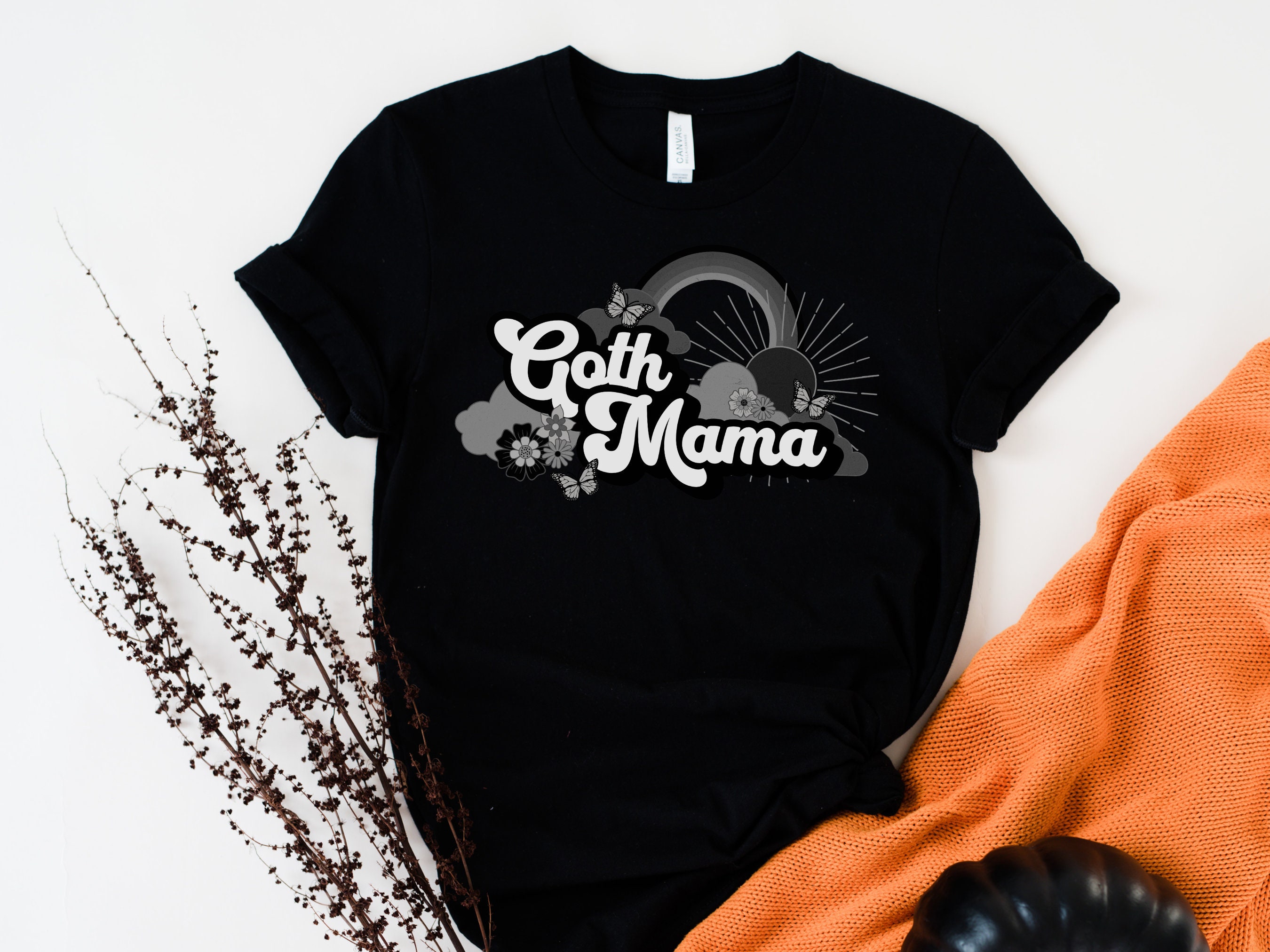 Goth Mama, Got Mom Tshirt, Goth Mom Gifts, Goth Mother, Mothers Day ...