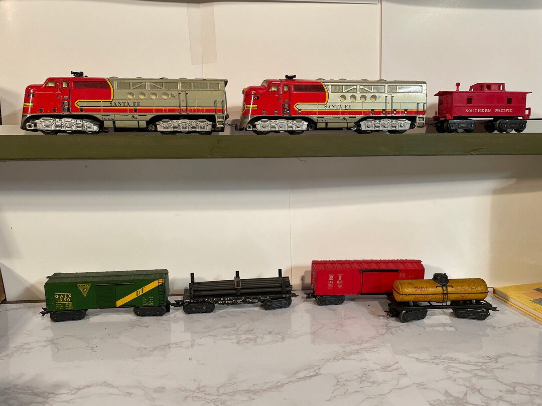 Marx Diesel Freight Train Set 44300A - Etsy