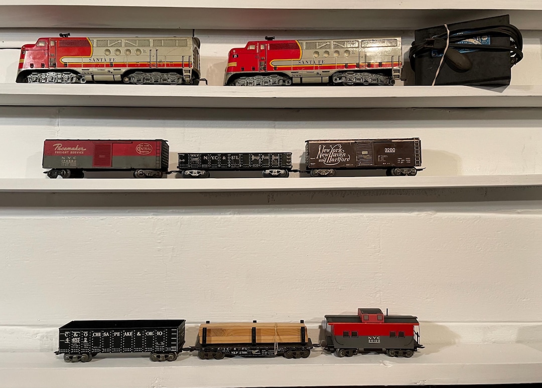 8 Piece Marx Train Set - Etsy