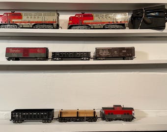 Marx Clockwork Train Set Commodore Vanderbilt New York Central 1940s ...