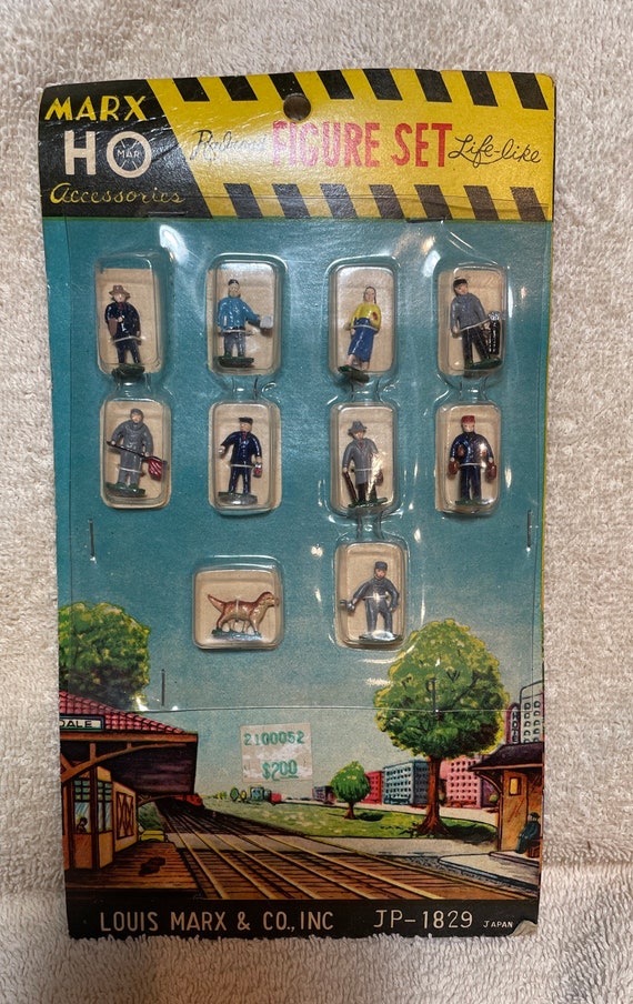 MARX HO Railroad Figure Set - Etsy