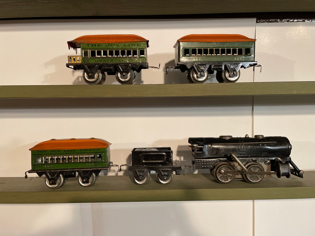 Joy Line Wind up Passenger Train Set - Etsy