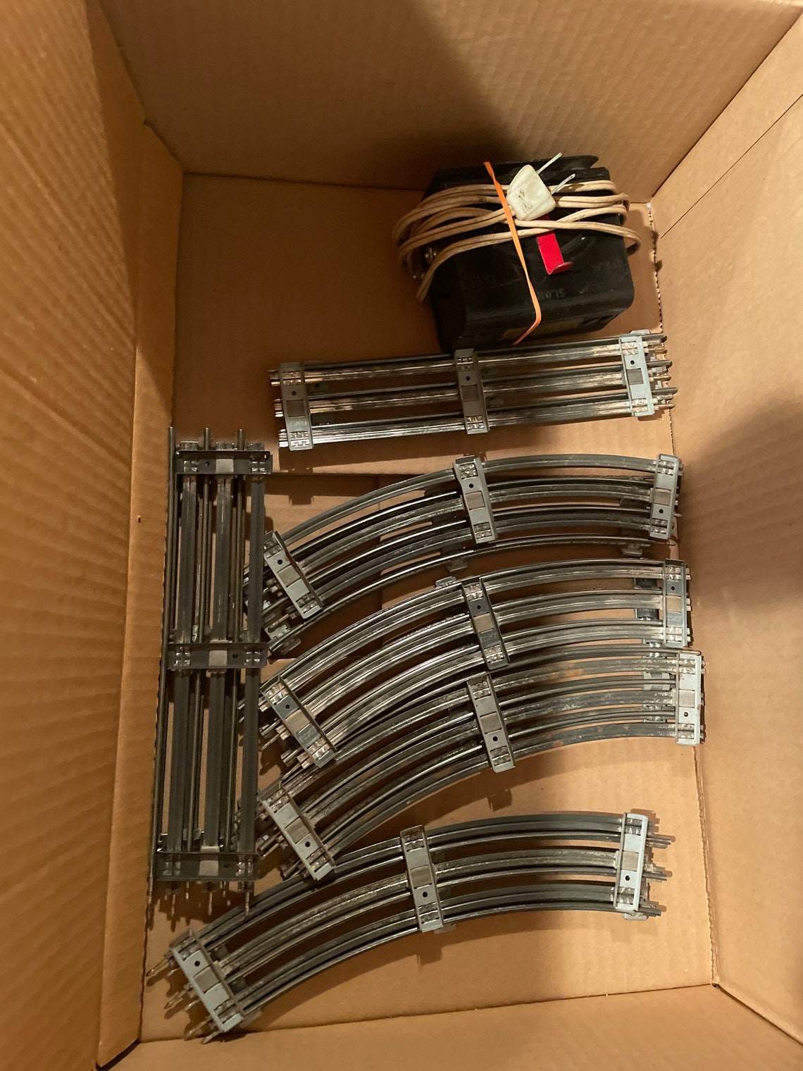 Marx 3987 8 Piece Train Set With Lighted Caboose. - Etsy