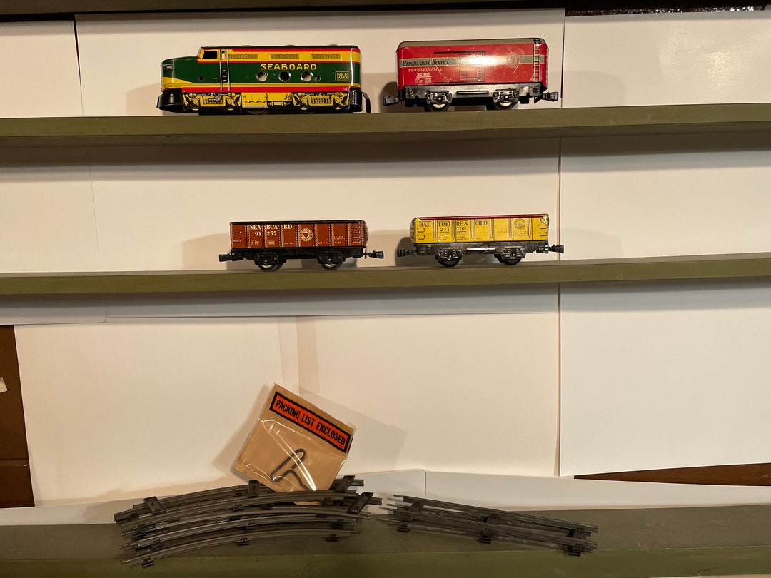 Marx Wind up Train Set 732 (partial) - Etsy