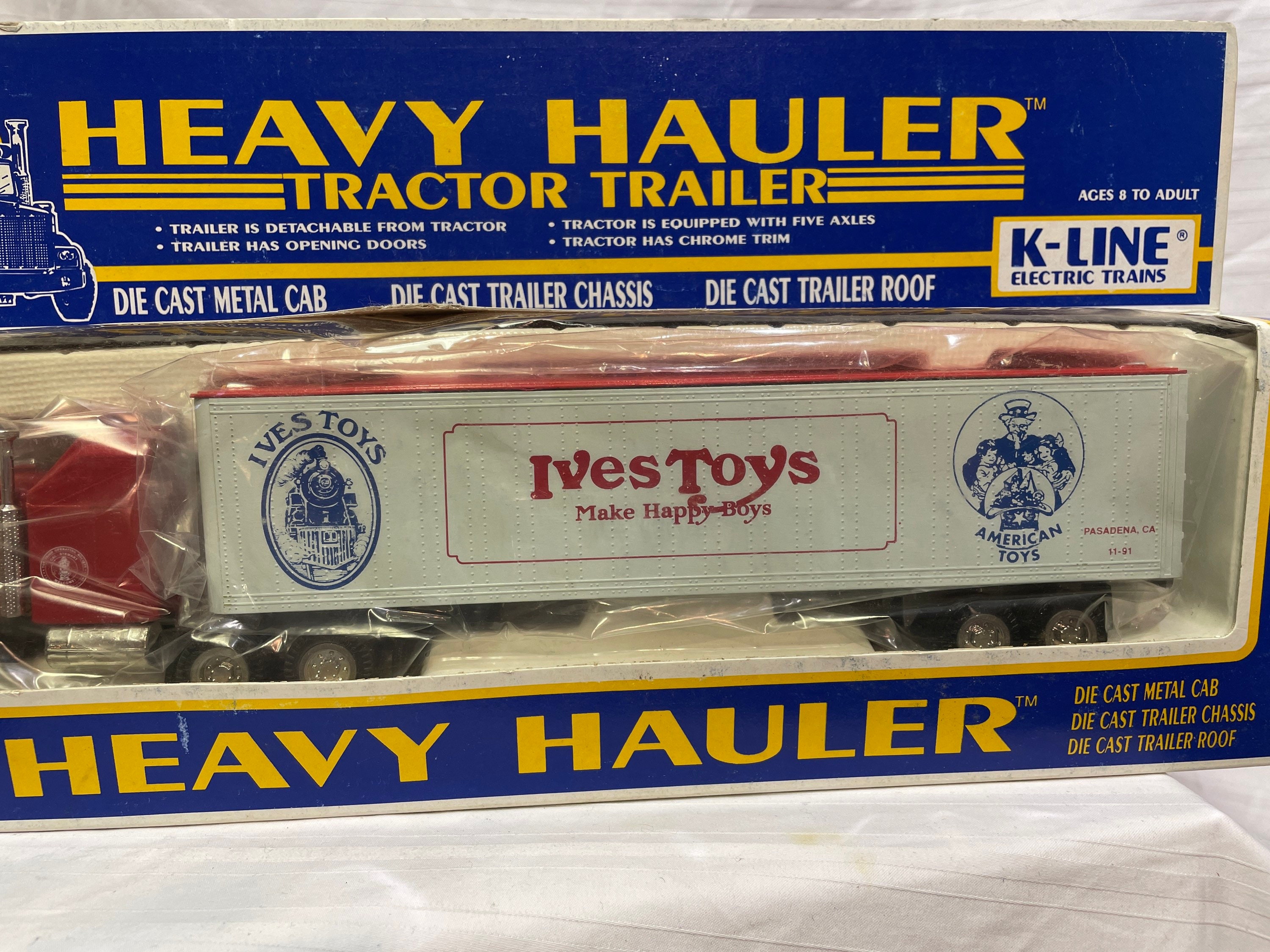 Ives Toys Tractor Trailer Set - Etsy