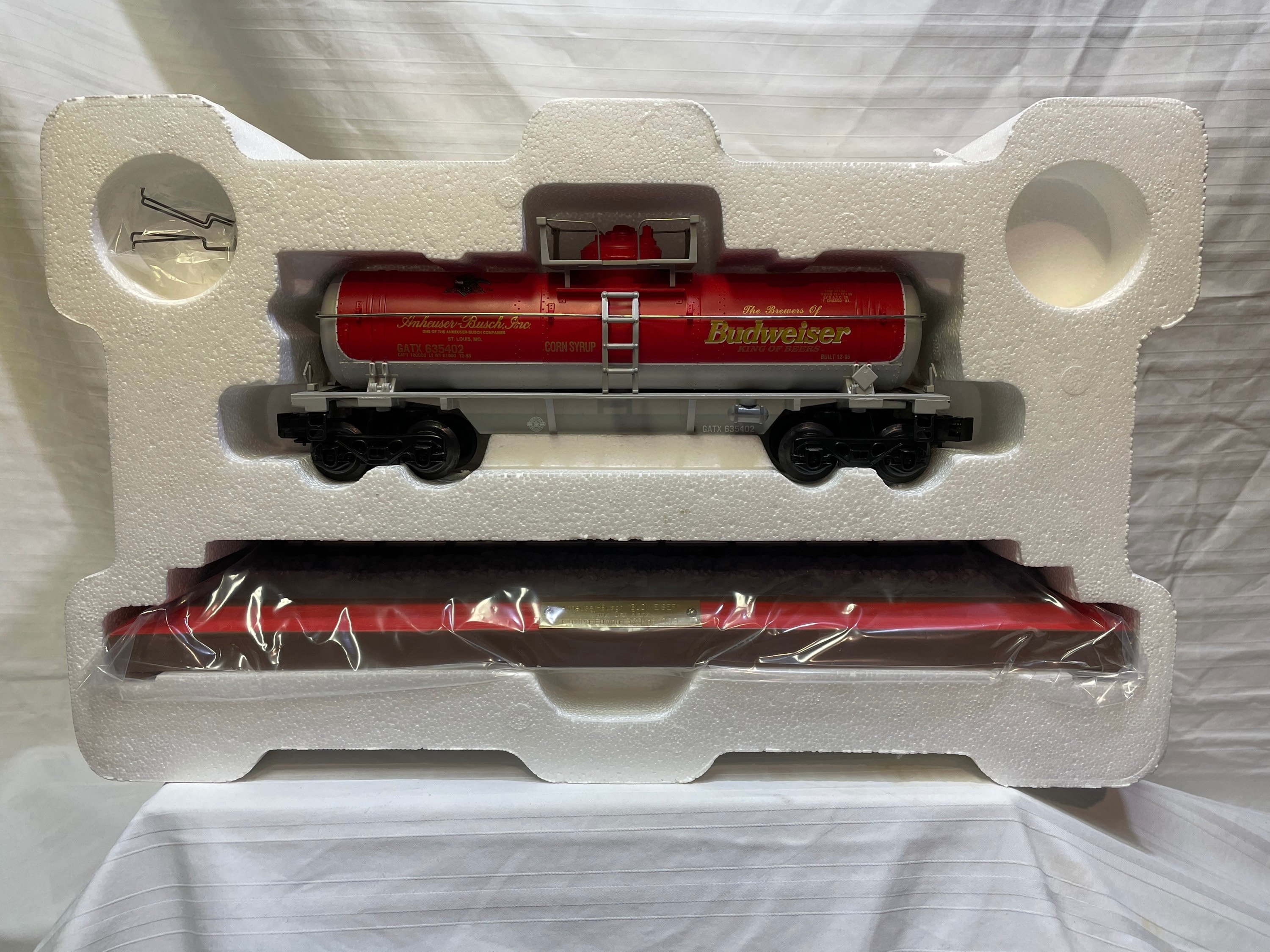 Limited Edition Budweiser Tank Car Bank Model Train - Etsy