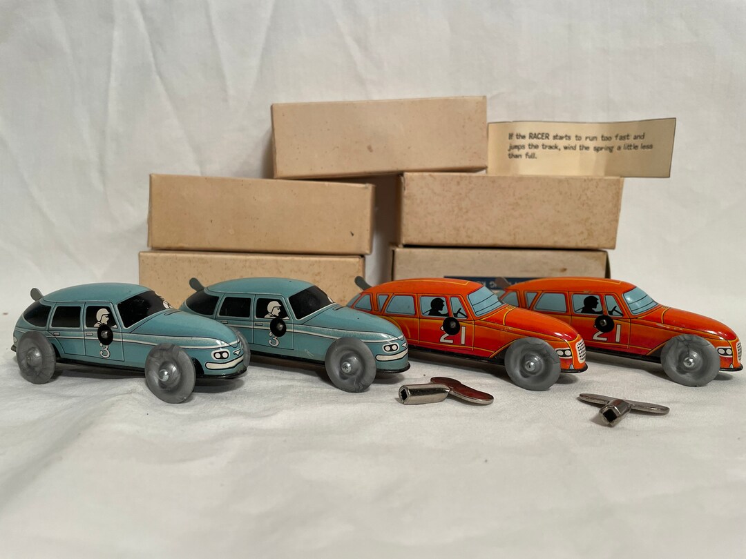 Wind up Race Car Collection - Etsy