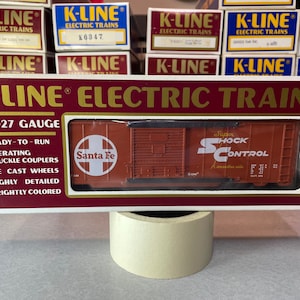 Santa Fe Shock Control Box Car - Etsy