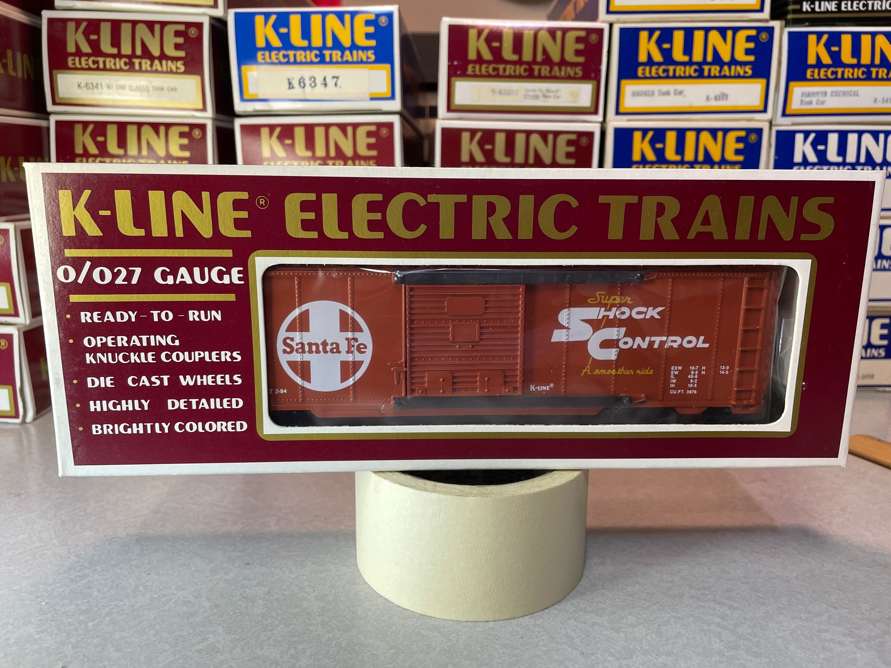 Santa Fe Shock Control Box Car - Etsy