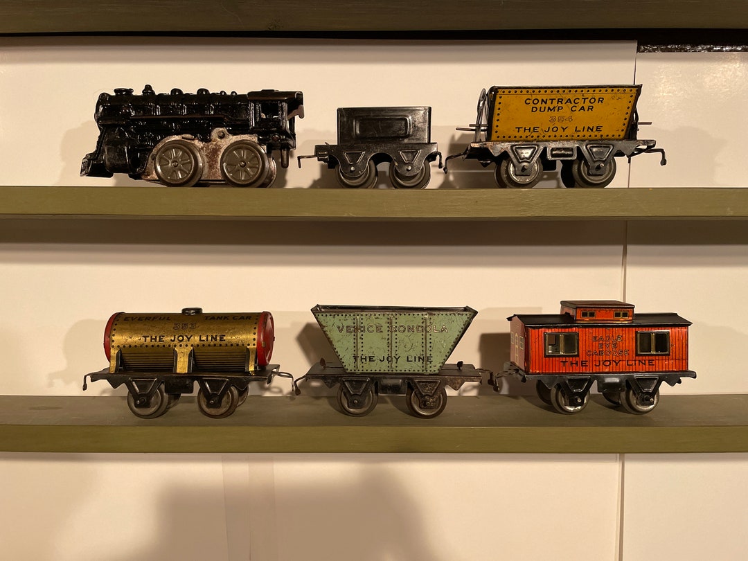 Joy Line Wind up Steam Freight Set - Etsy