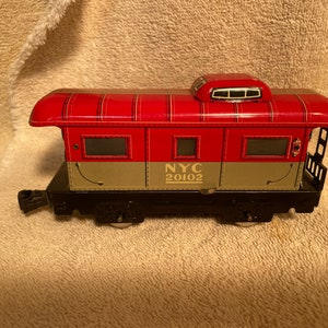 Marx 3987 8 Piece Train Set With Lighted Caboose. - Etsy