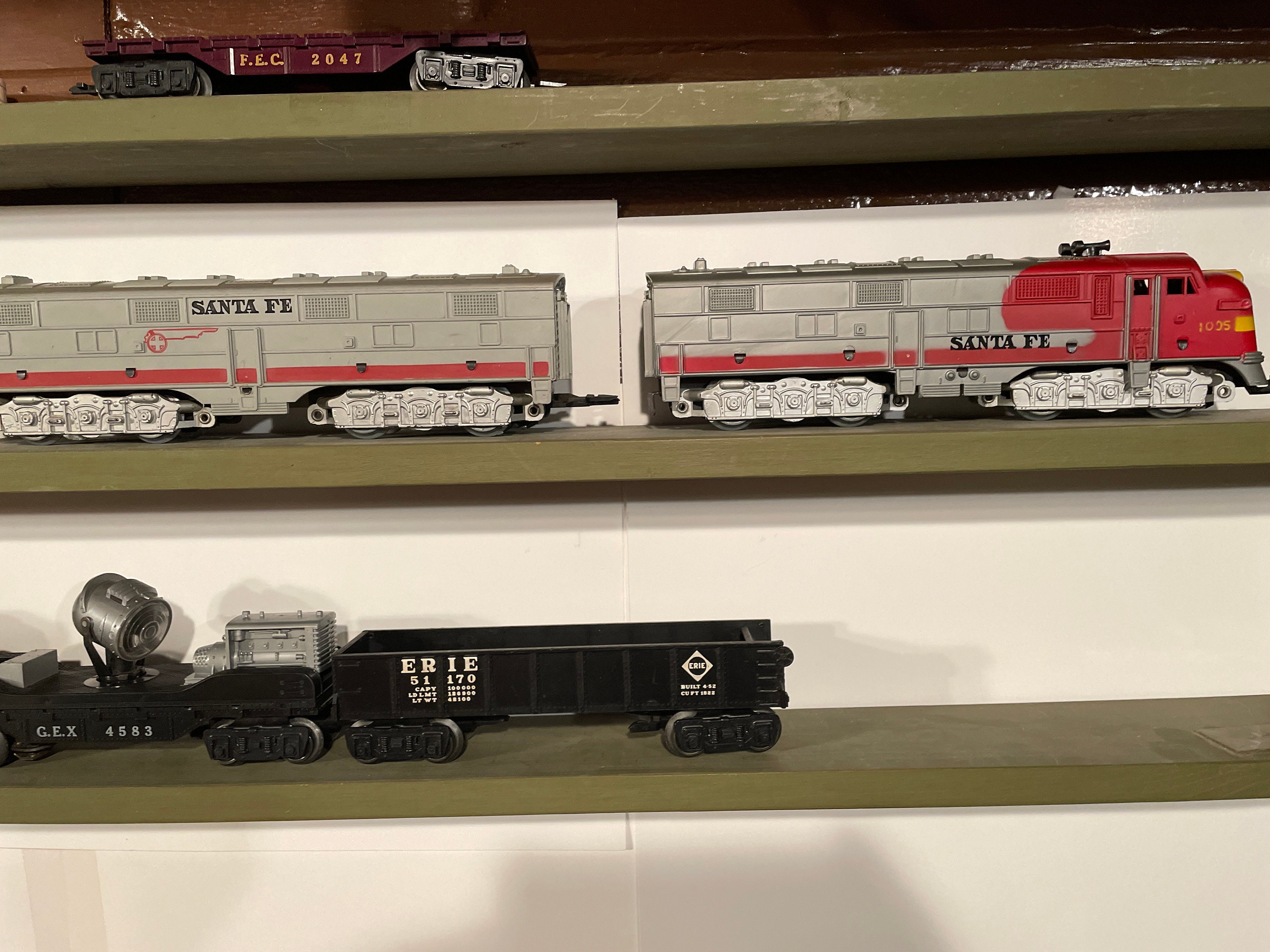 Marx Santa Fe Train Set - Etsy