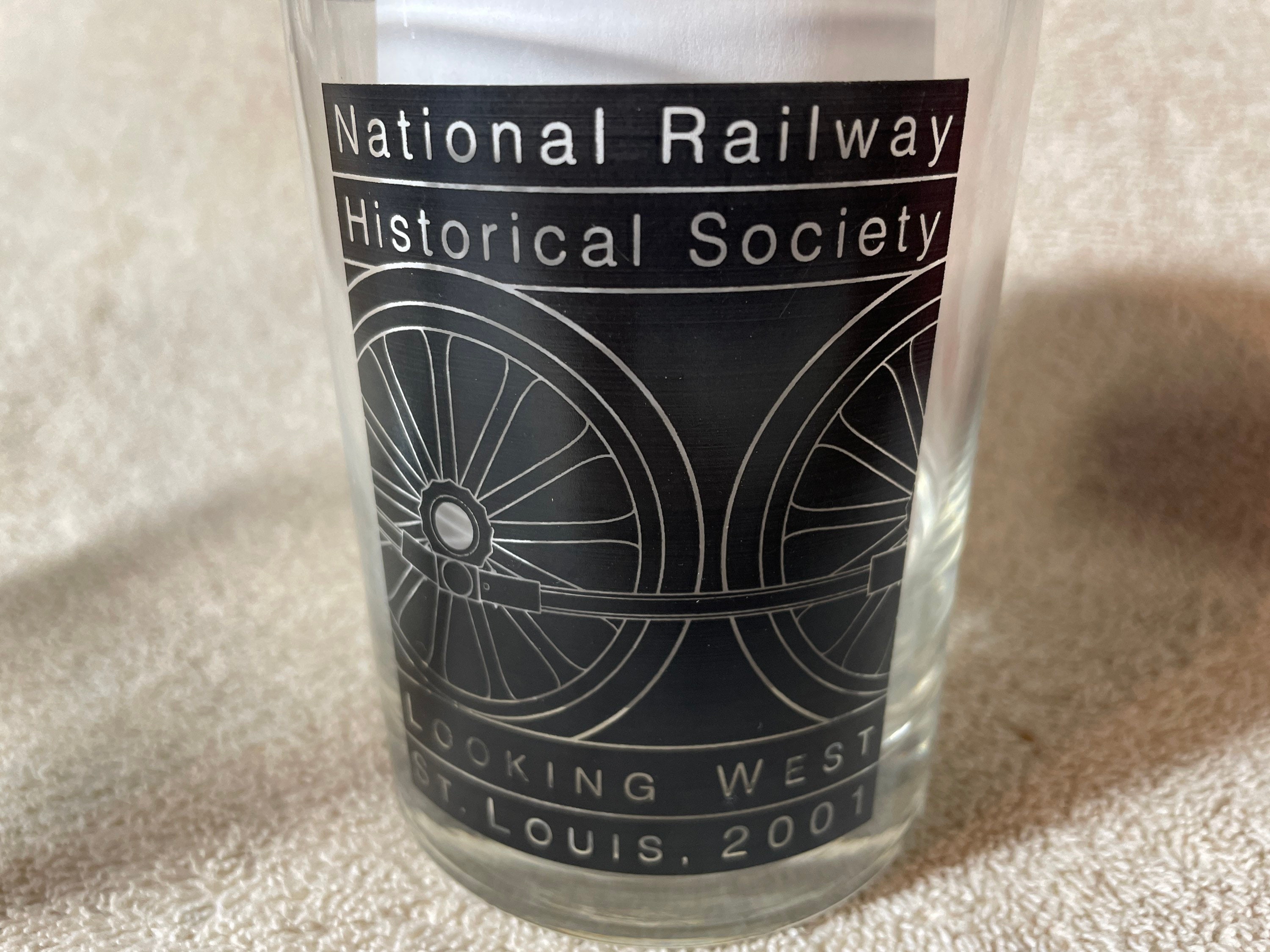 Highball Glasses and Shot Glass With Railroad Themes* - Etsy