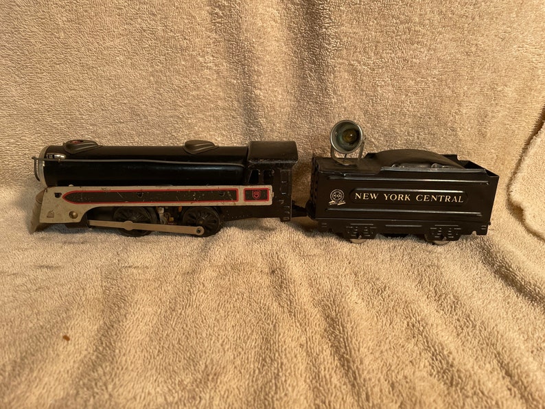 Marx 3987 8 Piece Train Set With Lighted Caboose. - Etsy