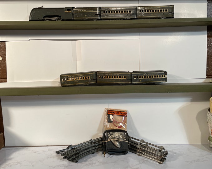 Marx Gray Mercury 7 Unit Articulated Train Set - Etsy