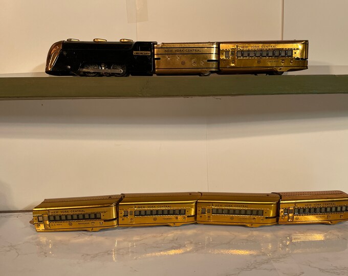 Marx Mercury Copper Passenger Train Set - Etsy