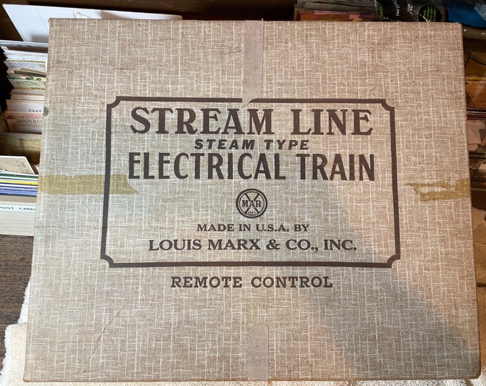 MARX Stream Line Steam Type Train Set 5942 - Etsy