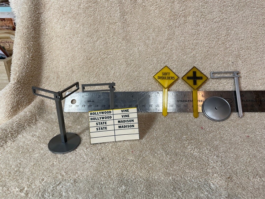 Miniature Street Sign Set* - Etsy