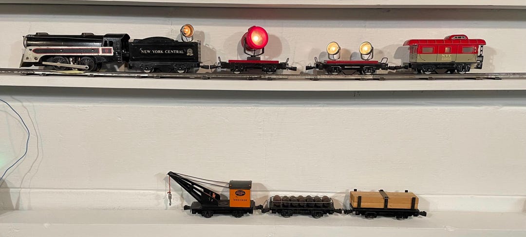 Marx Steam Train With Lighted Cars as Curated by Roy - Etsy