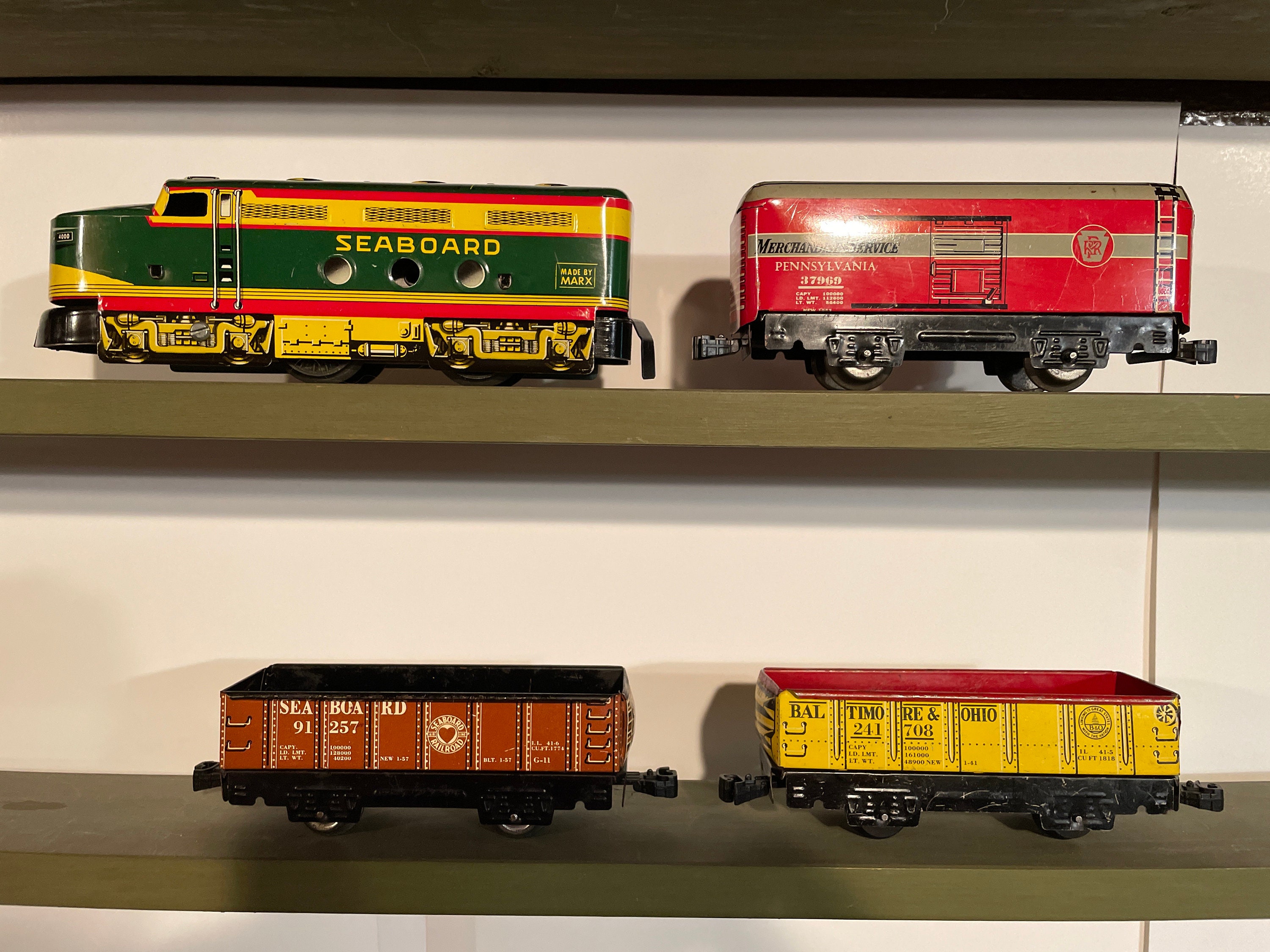 Marx Wind up Train Set 732 (partial) - Etsy