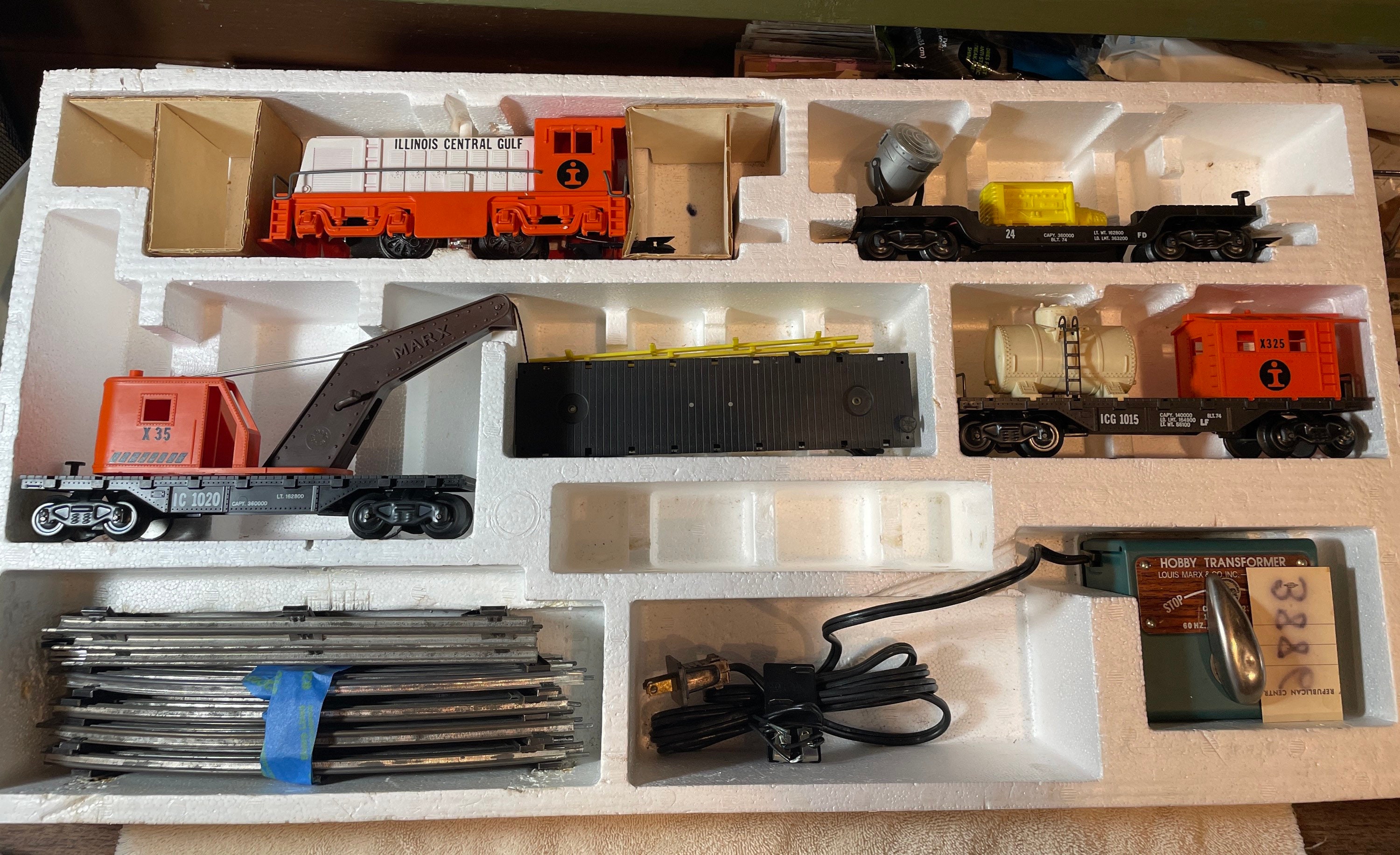 MARX Work Train Set 27152 - Etsy