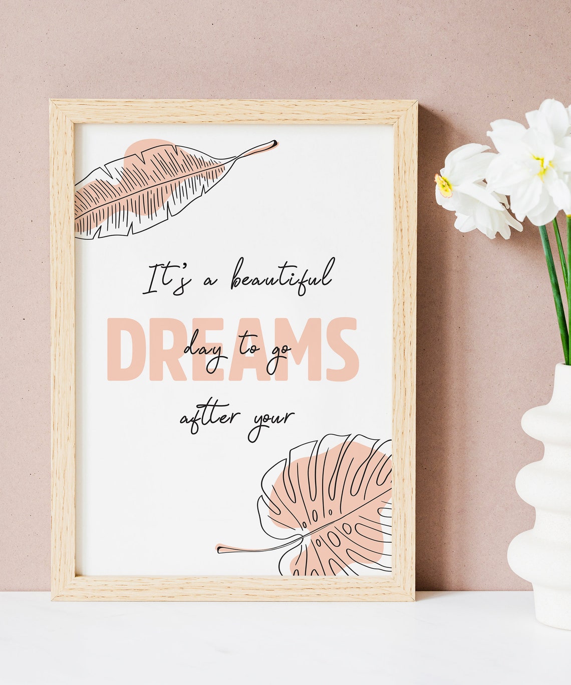 Digital Download Boho Art Quote Poster Inspirational Gift - Etsy