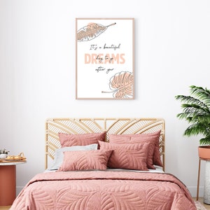 Digital Download Boho Art Quote Poster Inspirational Gift | Etsy