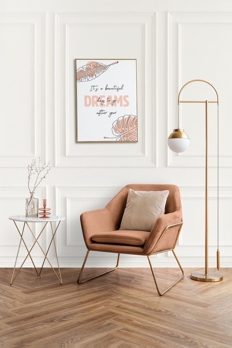 Digital Download Boho Art Quote Poster Inspirational Gift | Etsy