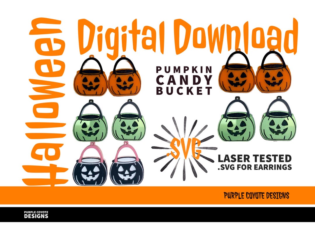 Cute Little Halloween Candy Bucket .SVG, Trick or Treat, Candy, Cute ...