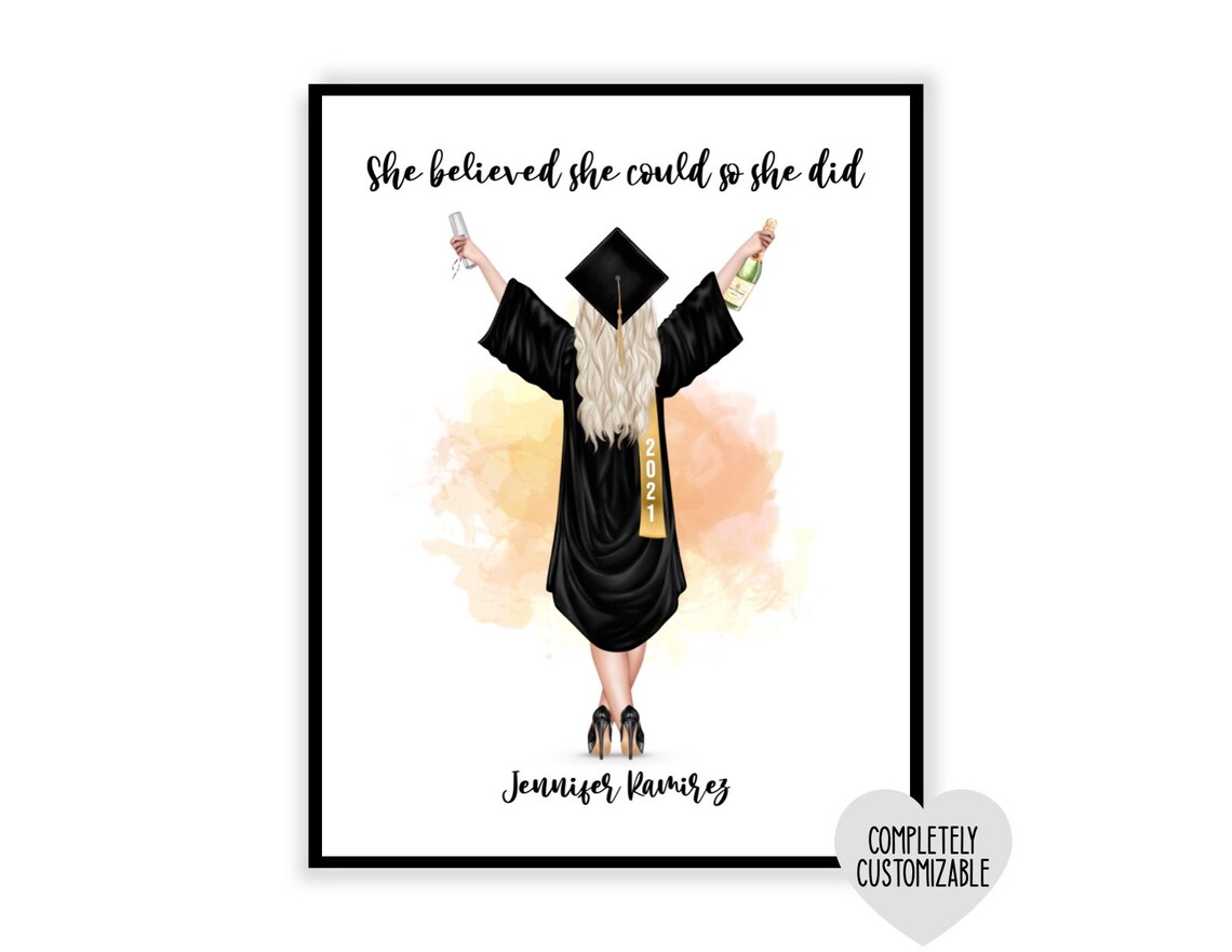 Custom Graduation Print Graduation Print Gift for Graduate - Etsy