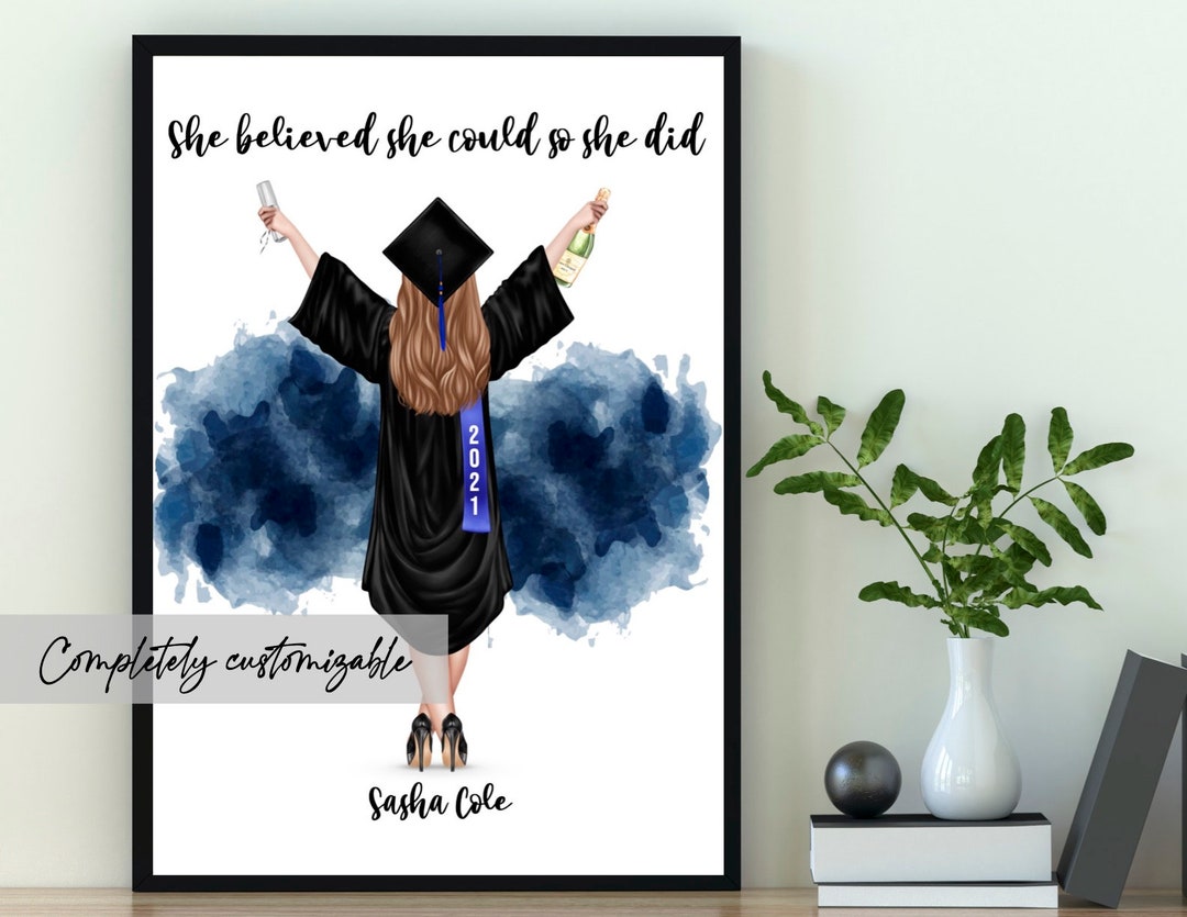 Custom Graduation Print, Graduation Print, Gift for Graduate, Custom ...