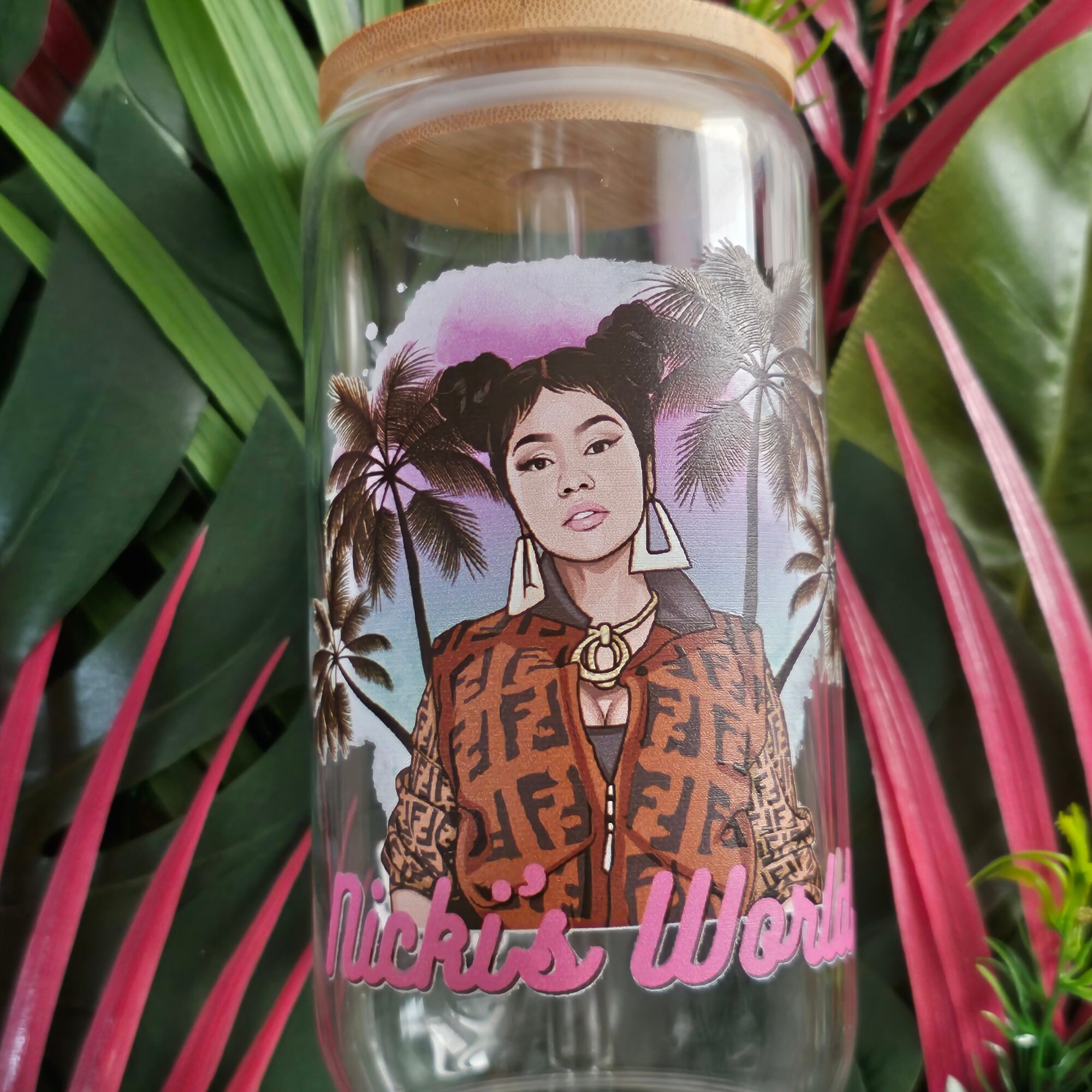 Nicki Minaj Inspired Glass Cup | Libbey Cup | Nicki Minaj Inspired ...