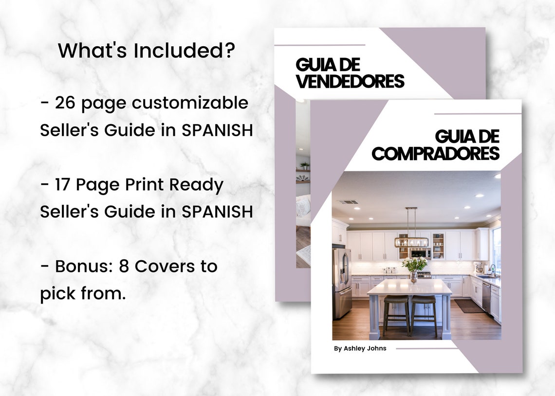 SPANISH Seller Guide and Buyer Guide Real Estate Bundle - Etsy