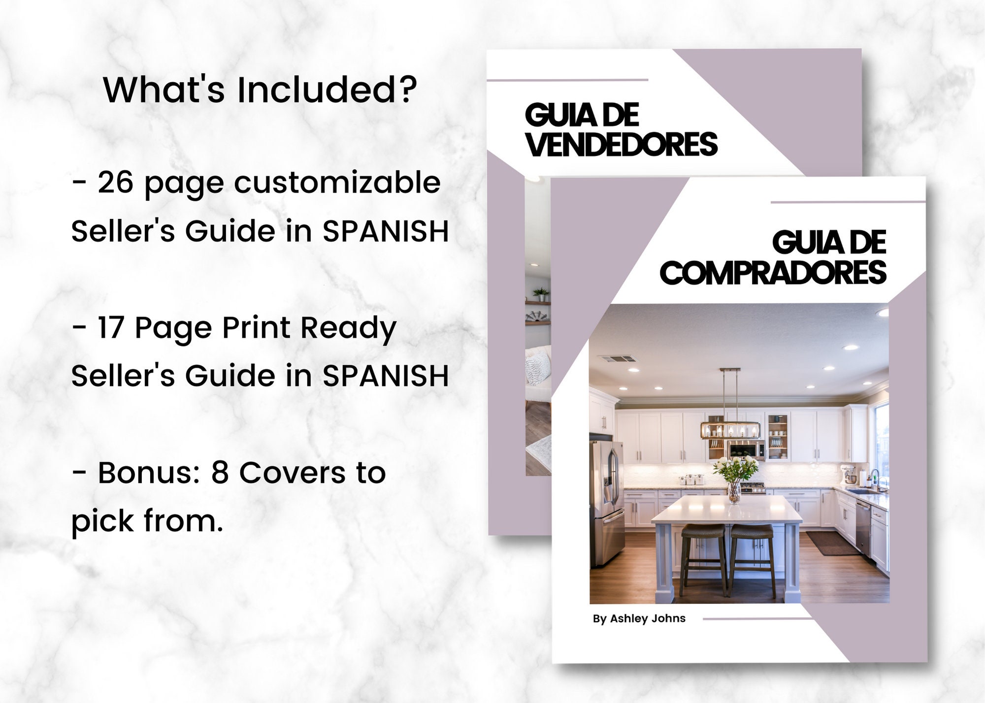 SPANISH Seller Guide and Buyer Guide Real Estate Bundle, Customizable ...