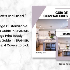 SPANISH Buyer Guide Real Estate Bundle Customizable Canva - Etsy