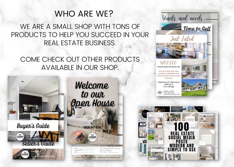 SPANISH Seller Guide and Buyer Guide Real Estate Bundle, Customizable ...