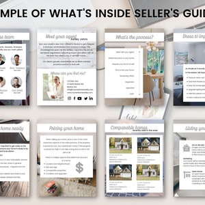 Seller Guide and Buyer Guide Real Estate Bundle, Customizable Canva ...