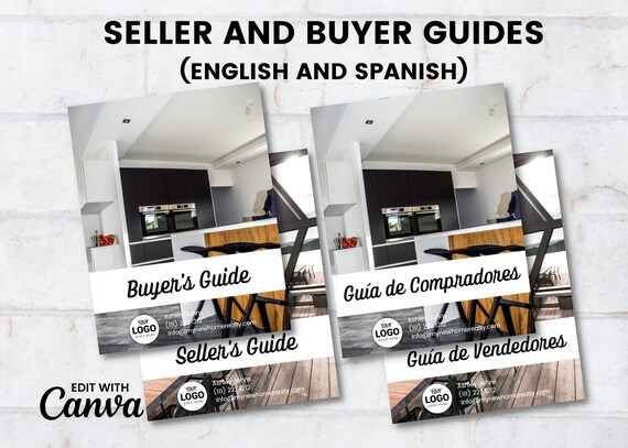 ENGLISH and SPANISH Modern Seller Guide and Buyer Guide Real - Etsy