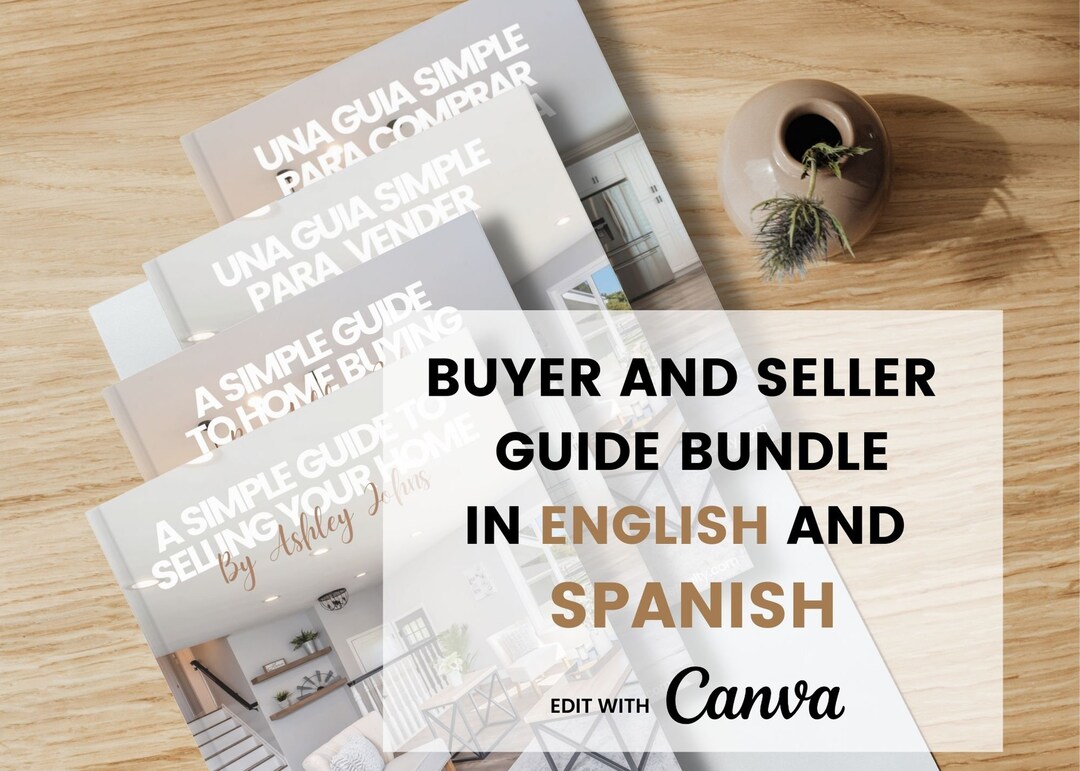 Seller Guide and Buyer Guide English and Spanish Real Estate Bundle ...
