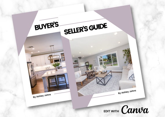 Clean Seller Guide and Buyer Guide Real Estate Bundle - Etsy