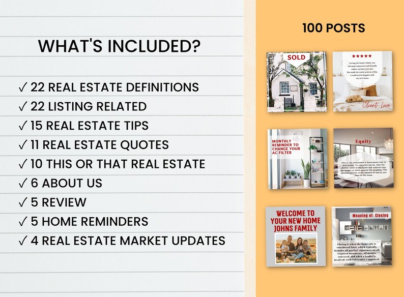 100 Red and Black Real Estate Social Media Posts, Instagram Real Estate ...