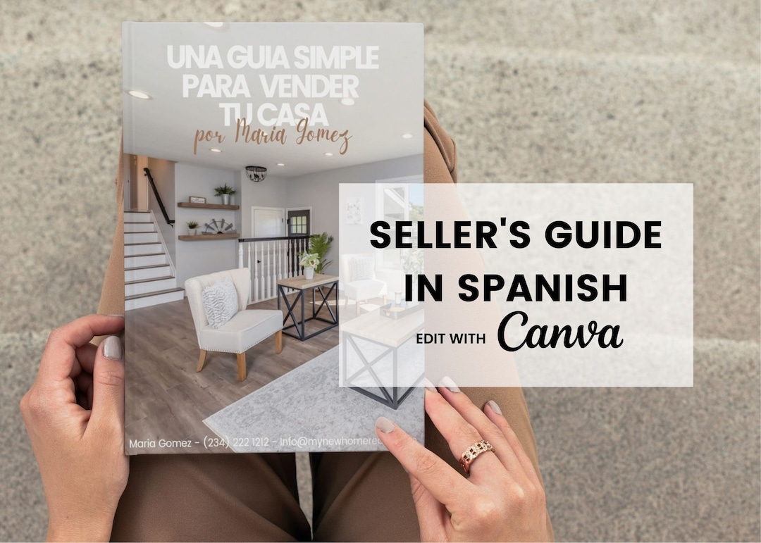 SPANISH Seller Guide Real Estate Bundle, Customizable Canva Template ...