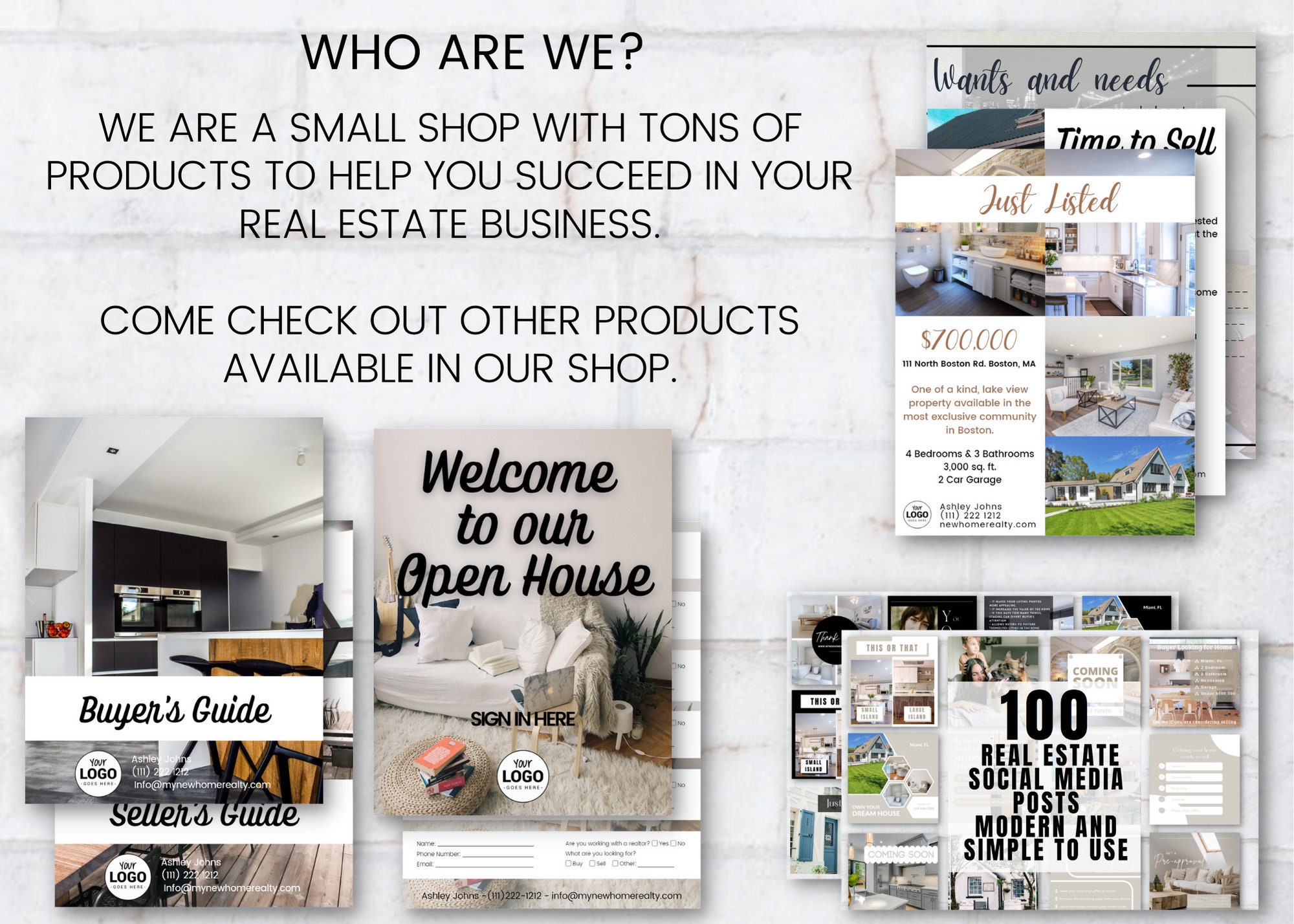 Real Estate Open House Sign-in Sheet: Customizable Canva Template - Etsy