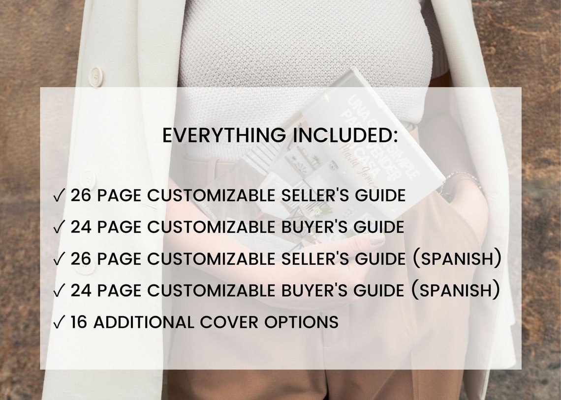 Seller Guide and Buyer Guide English and Spanish Real Estate Bundle ...