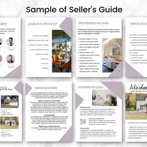 SPANISH Seller Guide and Buyer Guide Real Estate Bundle, Customizable ...