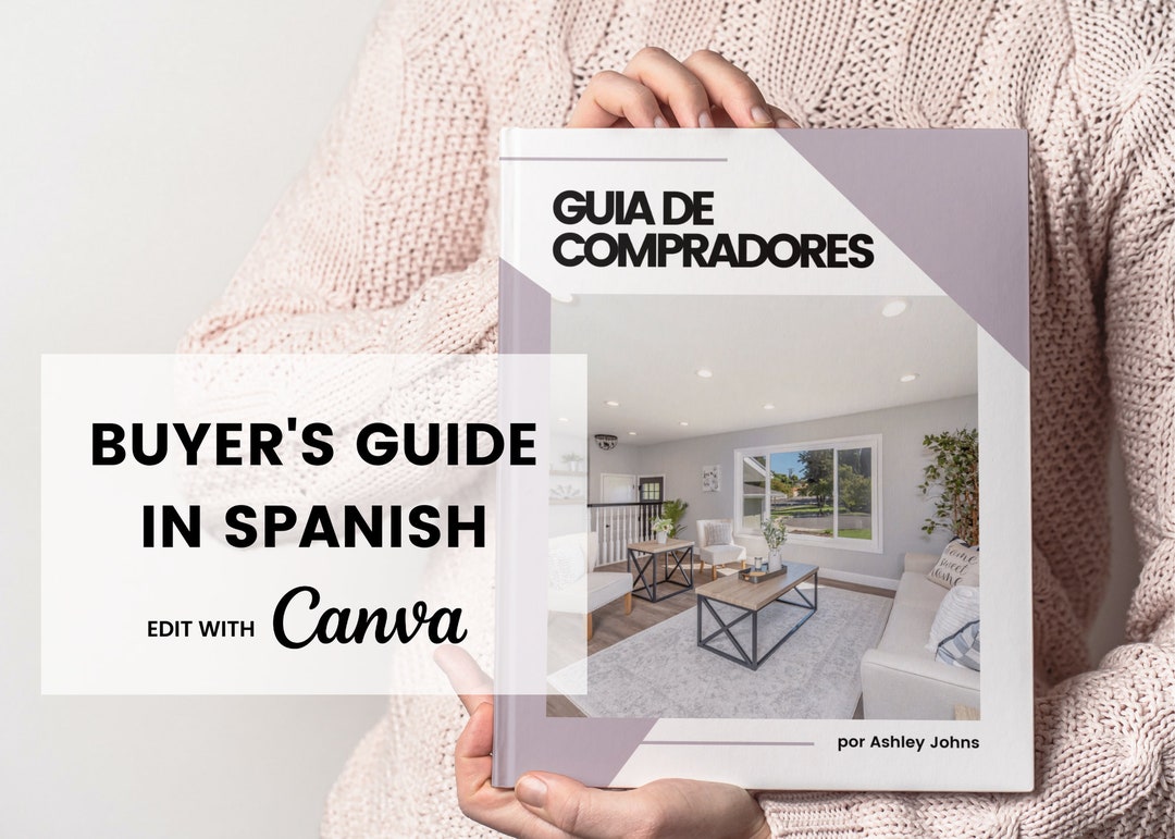 SPANISH Buyer Guide Real Estate Bundle, Customizable Canva Template ...