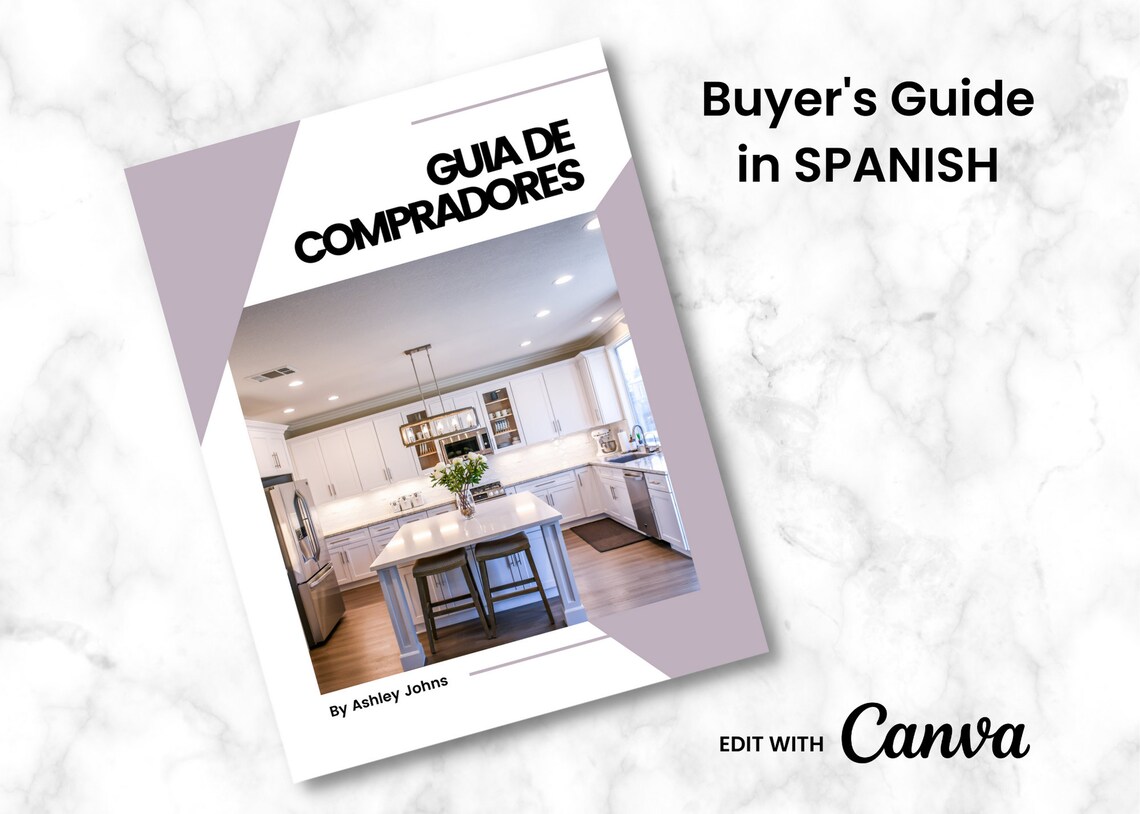 SPANISH Buyer Guide Real Estate Bundle Customizable Canva - Etsy