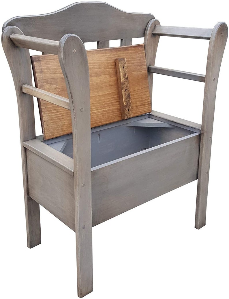 Small Wooden Storage Bench - Etsy