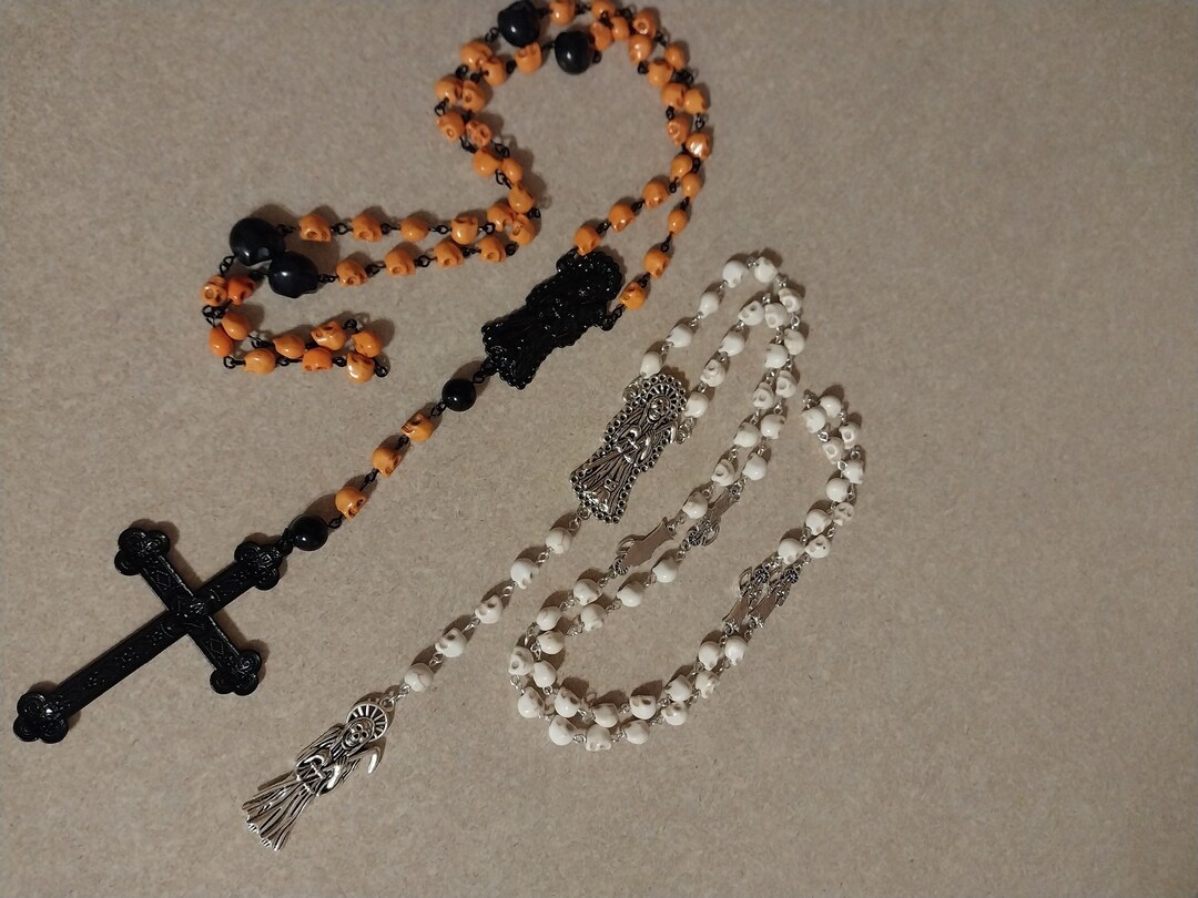 Limited Edition All Saints Day Rosary | Santa Muerte & Memento Mori ...
