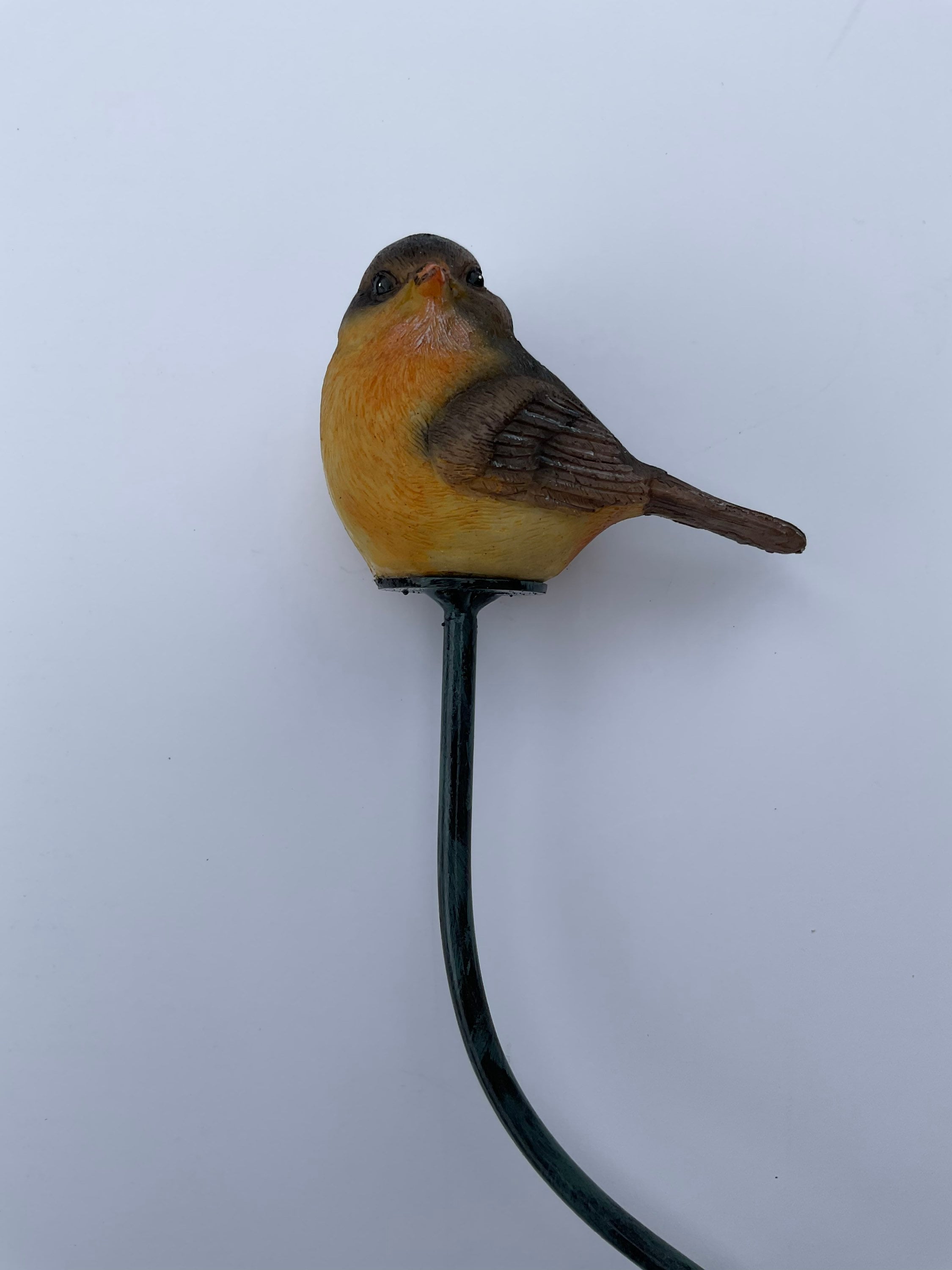 Wrought Iron Garden Stake With Hand Forged Loop in Stake and a - Etsy